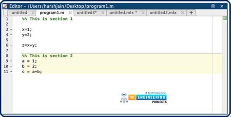Introduction To MATLAB Command Window The Engineering Projects