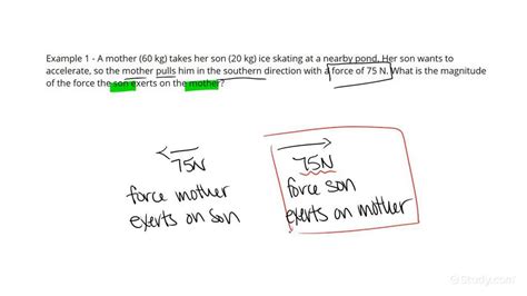 Calculating The Reaction Force Between Two Objects Physics