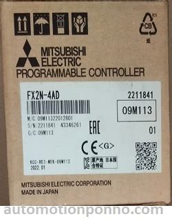 Mitsubishi FX N AD Mitsubishi Analog Input Module