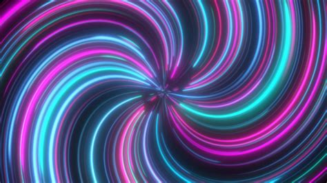 Abstract Purple And Blue Multicolored Glowing Bright Twisted Swirling Lines Abstract Background