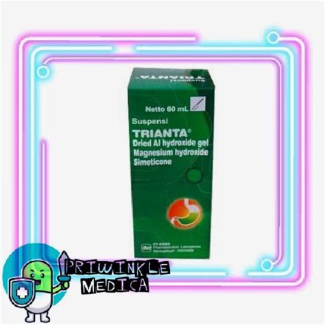 Jual Trianta Syrup Syr Sirup Antasida Doen 60ml 60 Ml Botol Shopee