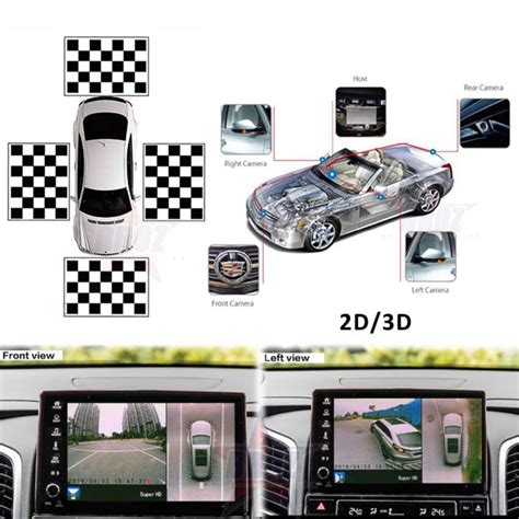 2d3d Monitoring System 360° Seamless Panorama Dvr Driving Bird View