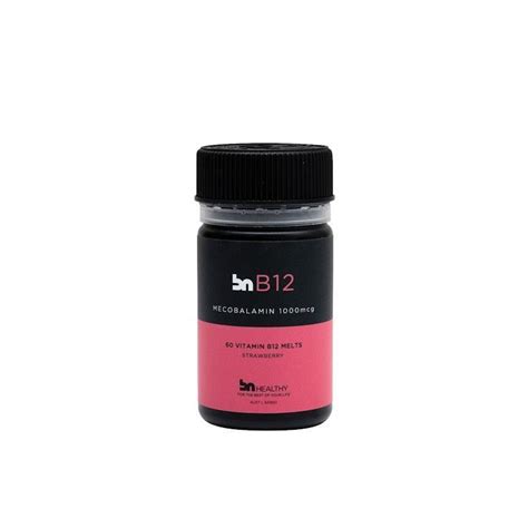 Buy Bn Healthy B12 Strawberry Mecobalamin 1000mcg 60 Melts Online At Chemist Warehouse