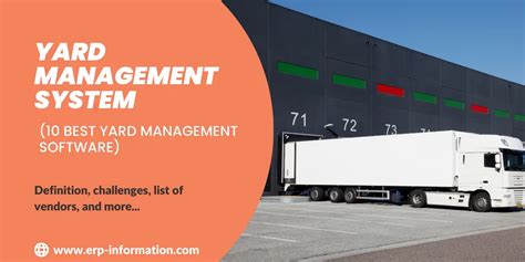 Yard Management System Definition Challenges And 10 Best Providers