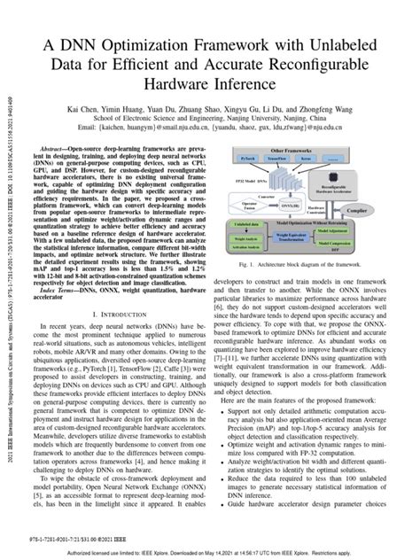 a dnn optimization framework with unlabeled pdf deep learning