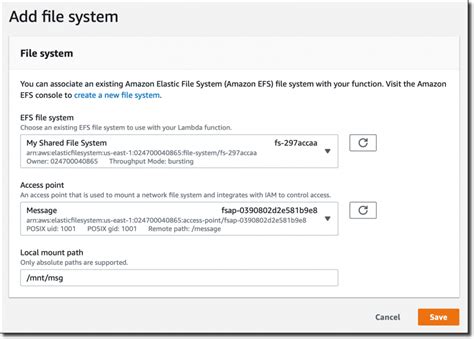 New A Shared File System For Your Lambda Functions AWS News Blog