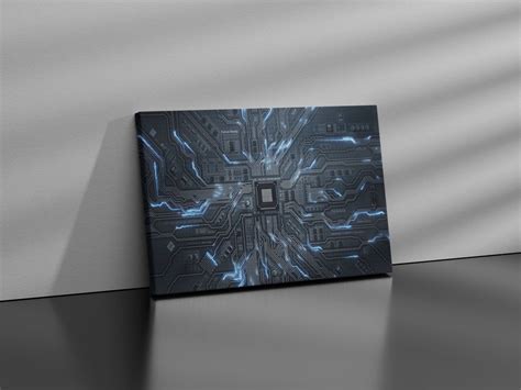 Computer Science Wall Decor Electronic Wall Art Extra Large Canvas Chip Wall Print Hardware