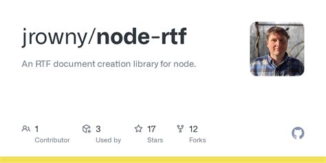 GitHub Jrowny Node Rtf An RTF Document Creation Library For Node