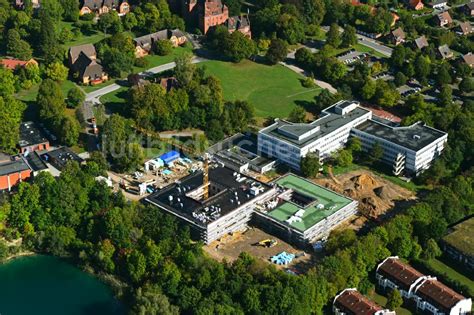 Lüneburg Aus Der Vogelperspektive Baustelle Für Einen Erweiterungs