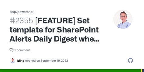 Feature Set Template For Sharepoint Alerts Daily Digest When Using