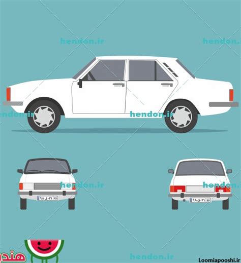 عکس ماشین پیکان نقاشی