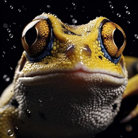 Premium Photo Close Up Photography Green Toad Highly Detailed Perfect Light