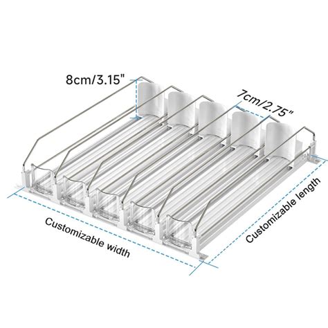 Spring Loaded Shelf Pusher For Beverage