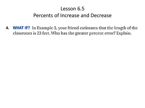 Lesson 65 Percents Of Increase And Decrease Ppt Download