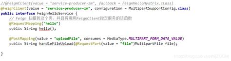 Feign 传输文件报错 No Multipart Boundary Was Found 与 Required Request Part
