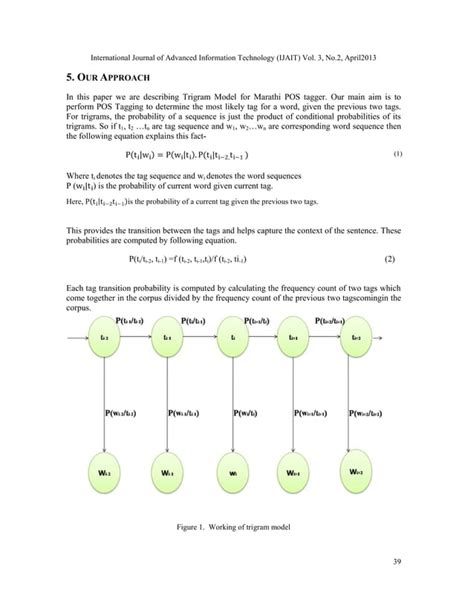 Part Of Speech Tagging Ofmarathi Text Using Trigrammethod Pdf Web
