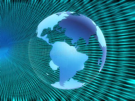 Binary Earth Globes Blue Stock Illustration Illustration Of Blue Sales 1195682