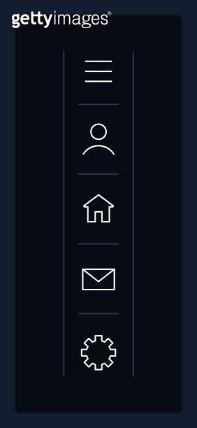 Sidebar Menu Ui Element Template