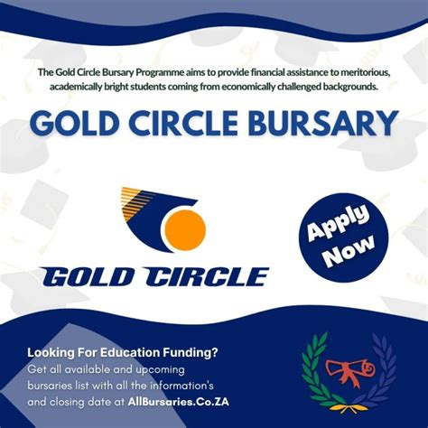 Gold Circle Bursary Programme 2023 All Bursaries Sa