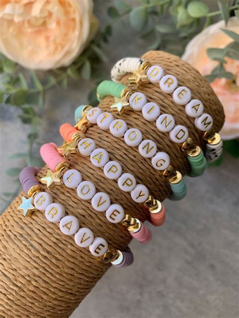 Affirmation Bracelets Bracelets Handmade Beaded Friendship Bracelets