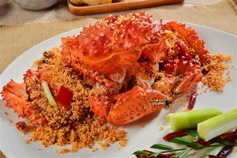 避风塘帝王蟹 中国菜系 食品餐饮 摄影素材 汇图网www huitu