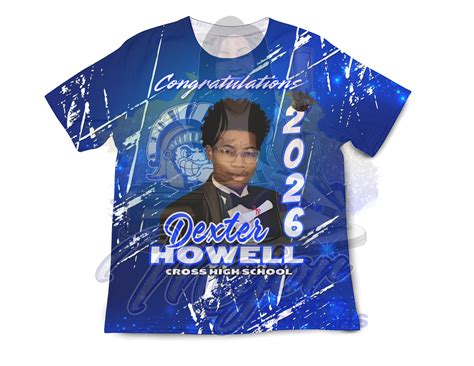 Custom 3d Grad Tee Major Crafts And Designs
