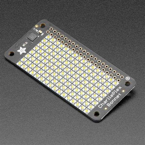 adafruit charlieplex led matrix bonnet 8x16 leds [ada 3467] 디바이스마트