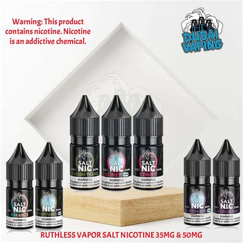 Best Ruthless Vapor Salt Nicotine 35mg And 50mg