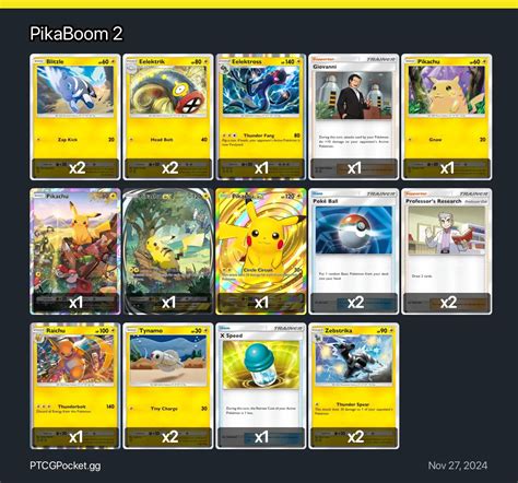 Pikaboom 2 Pokémon Tcg Pocket