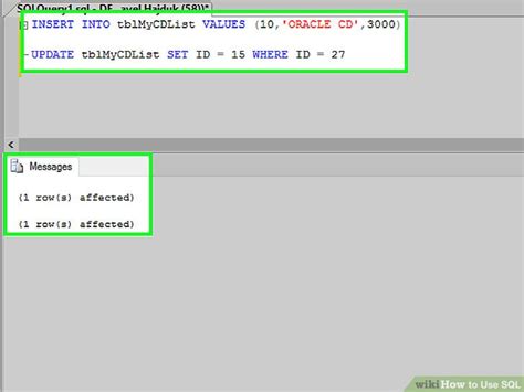 How To Use Sql Steps With Pictures Wikihow