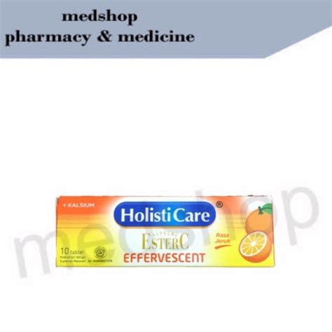 Jual Holisticare Ester C Botol Effervescent Plus Kalsium Rasa Jeruk