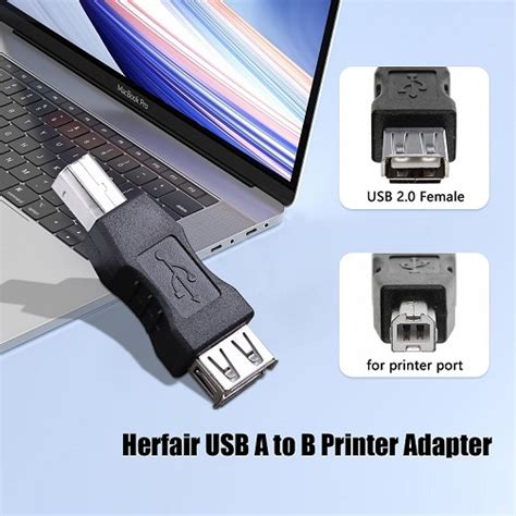 Jual Converter Usb Printer To Usb Type A Female Socket Adapter Plug B