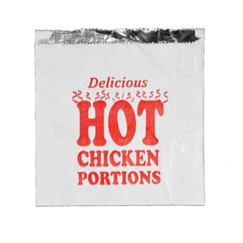 Chicken Portions Hot Food Foil Bag Chicken Portions Hot Food Foil Bag