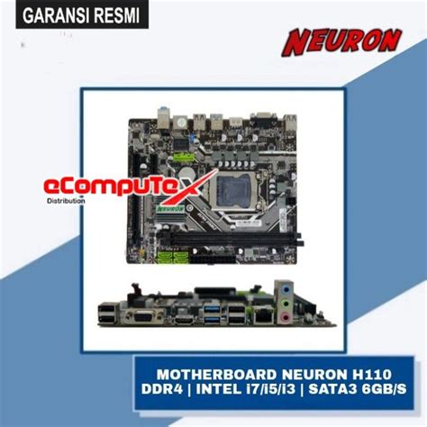 Motherboard Neuron H110 Mainboard H 110 Ddr4 Sata3 6gbs Lga 1151