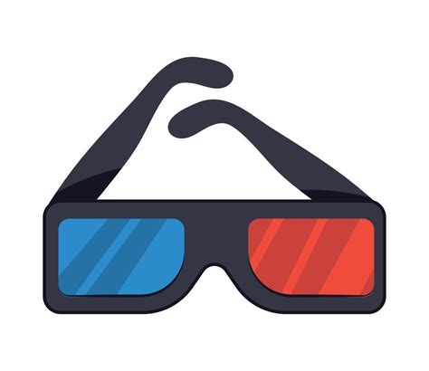 Movie 3d Glasses 10873960 Vector Art At Vecteezy