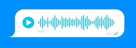 Voice Message Ui Interface Royalty Free Vector Image