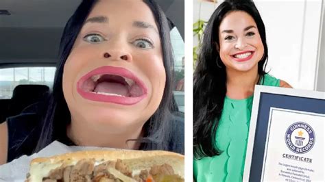 Woman With Worlds Biggest Mouth Wants To Find Out How Many Of These