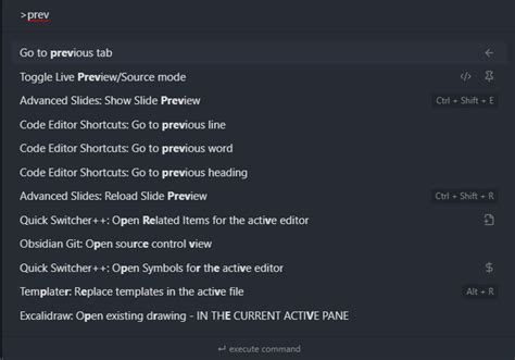 Order Command Palette Results By Mostrecently Used Feature Requests Obsidian Forum