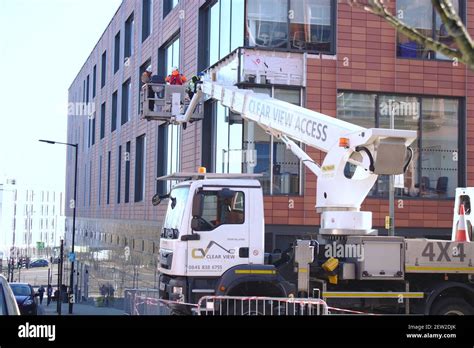 Removal Of Dangerous Cladding Due To Fire Risk Hi Res Stock Photography And Images Alamy