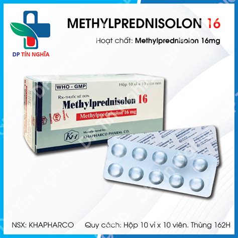 Methylprednisolon 16 Vỉ Alu Dp Tín Nghĩa