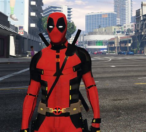 Deadpool 3 Suit Retexture Add On V1 6 Gta 5 Mod