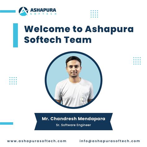 Ashapura Softech Inc On Linkedin Were Excited To Announce That Mr