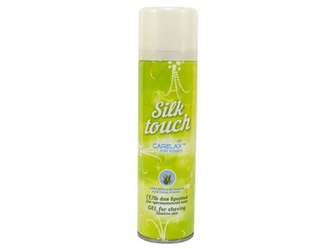 Гель для бритья для женщин Carelax Silk Touch с алоэ вера и витамином Е ...