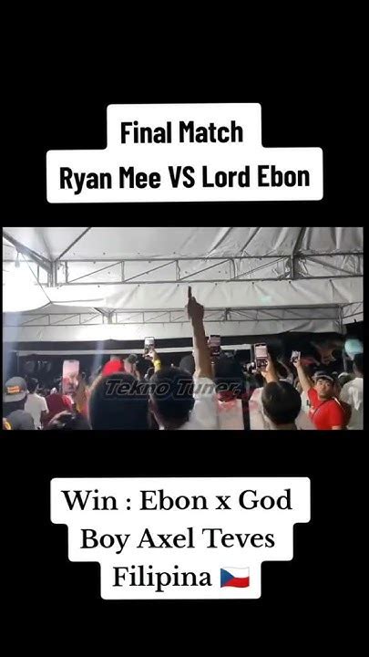 RYAN MEE VS EBON PENONTON HISTERIS#teknotuner #ryanmee - YouTube