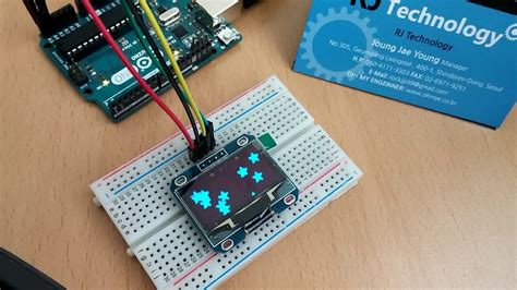 arduino uno 로 1 3인치 i2c oled 를 사용해서 각종 문자와 그래픽 출력해 보기 youtube