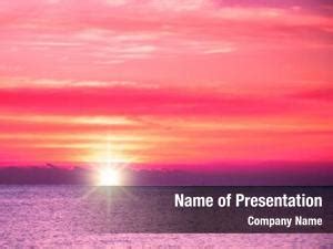 Sunset In Clouds PowerPoint Templates Sunset In Clouds PowerPoint Backgrounds Templates For