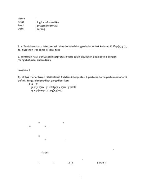 Tugas 3 Logika Informatika Pdf