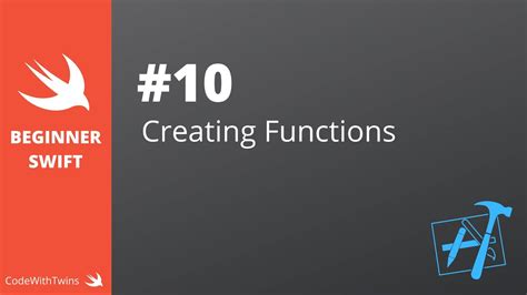 swift functions ep 10 swift beginner series youtube