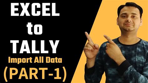 Excel To Tally Part 3 How To Import Data From Excel To Tally Erp 9