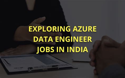 How To Get An Azure Data Engineer Job Skills And Salary Insights